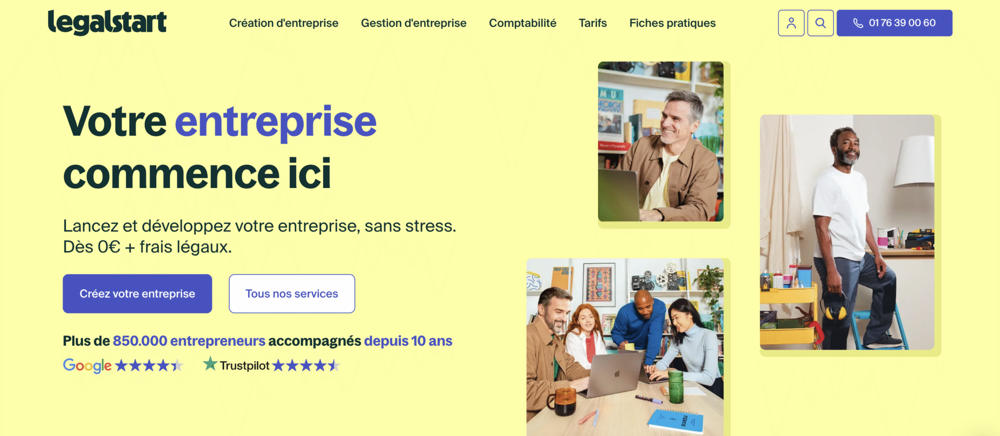 Legalstart avis : Services, tarifs et expérience en 2026
